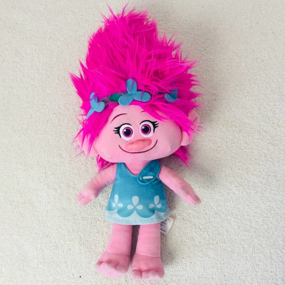 Dreamworks | Toys | Trolls Poppy Girl Approx 7 Plush Pink Toy Doll ...